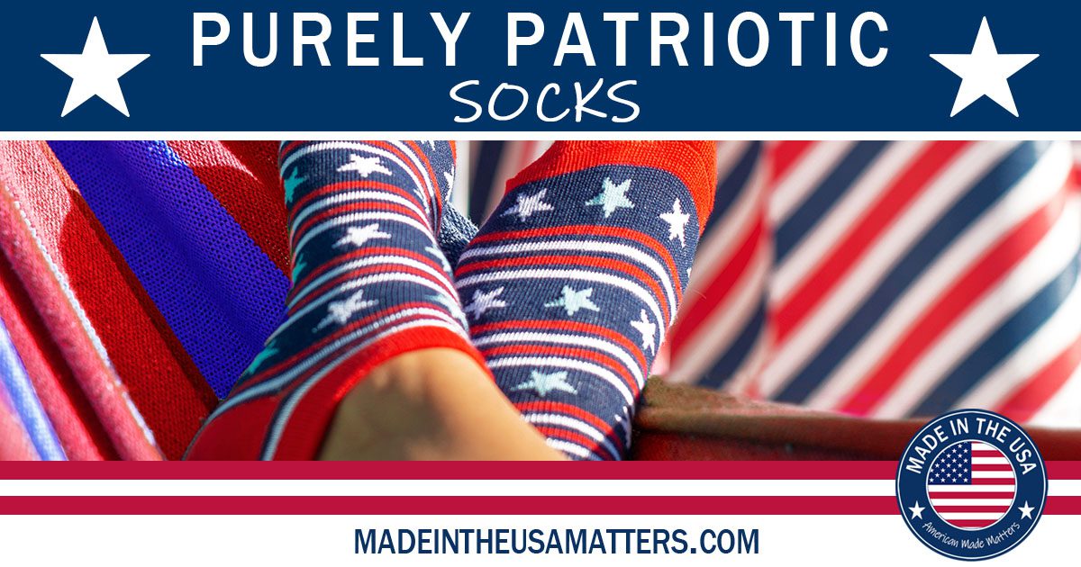 TOE-tally American Patriotic Socks Made in USA - Made in the USA Matters