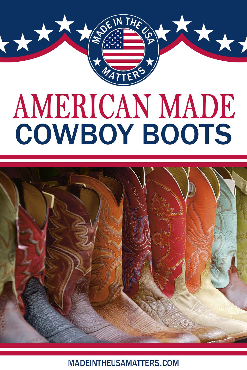 Cowboy Boots Made in the USA | American Made Western Boots for Men ...